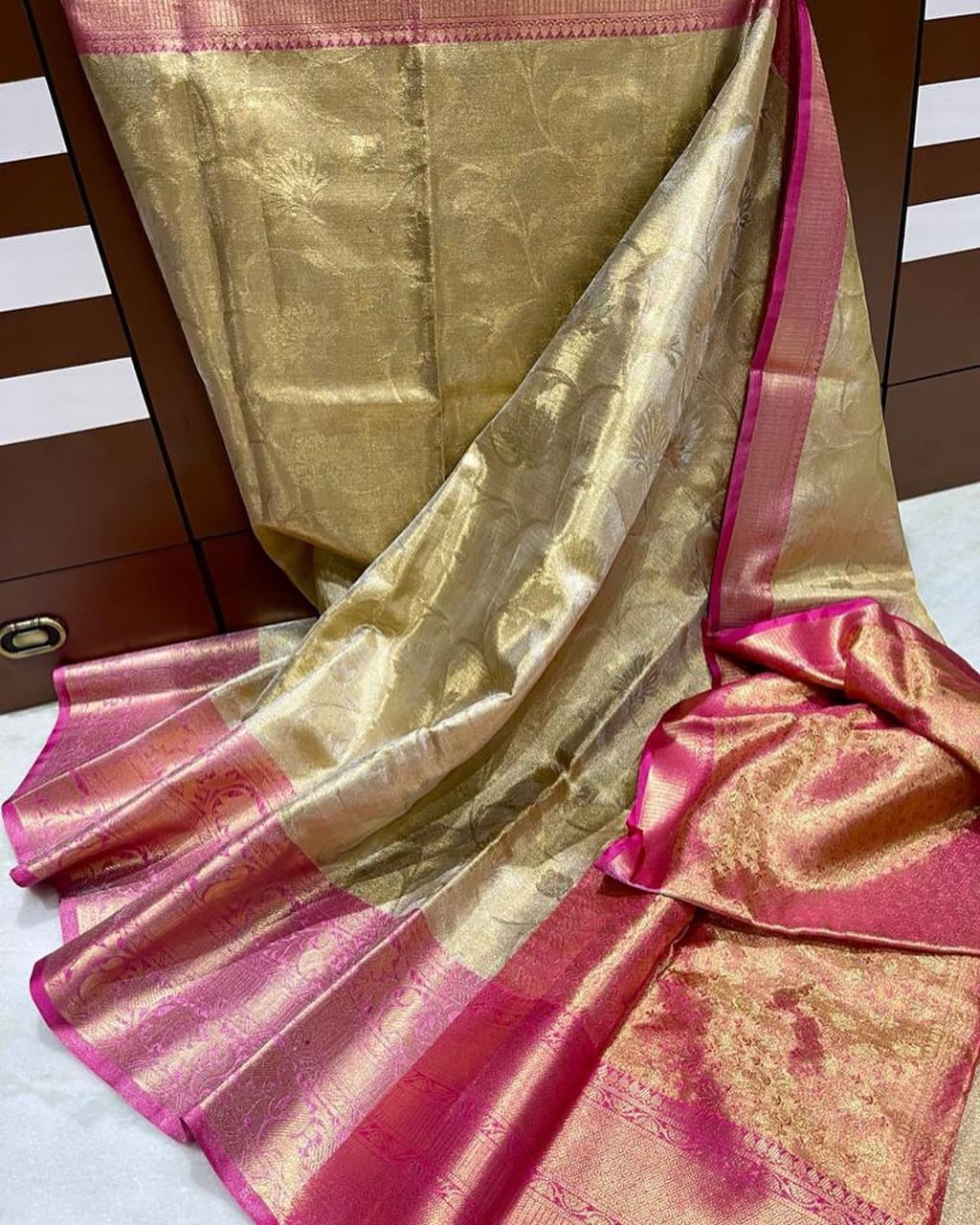 Banarasi tissue kanchipuram silk Saree* – Sheetal Fashionzz